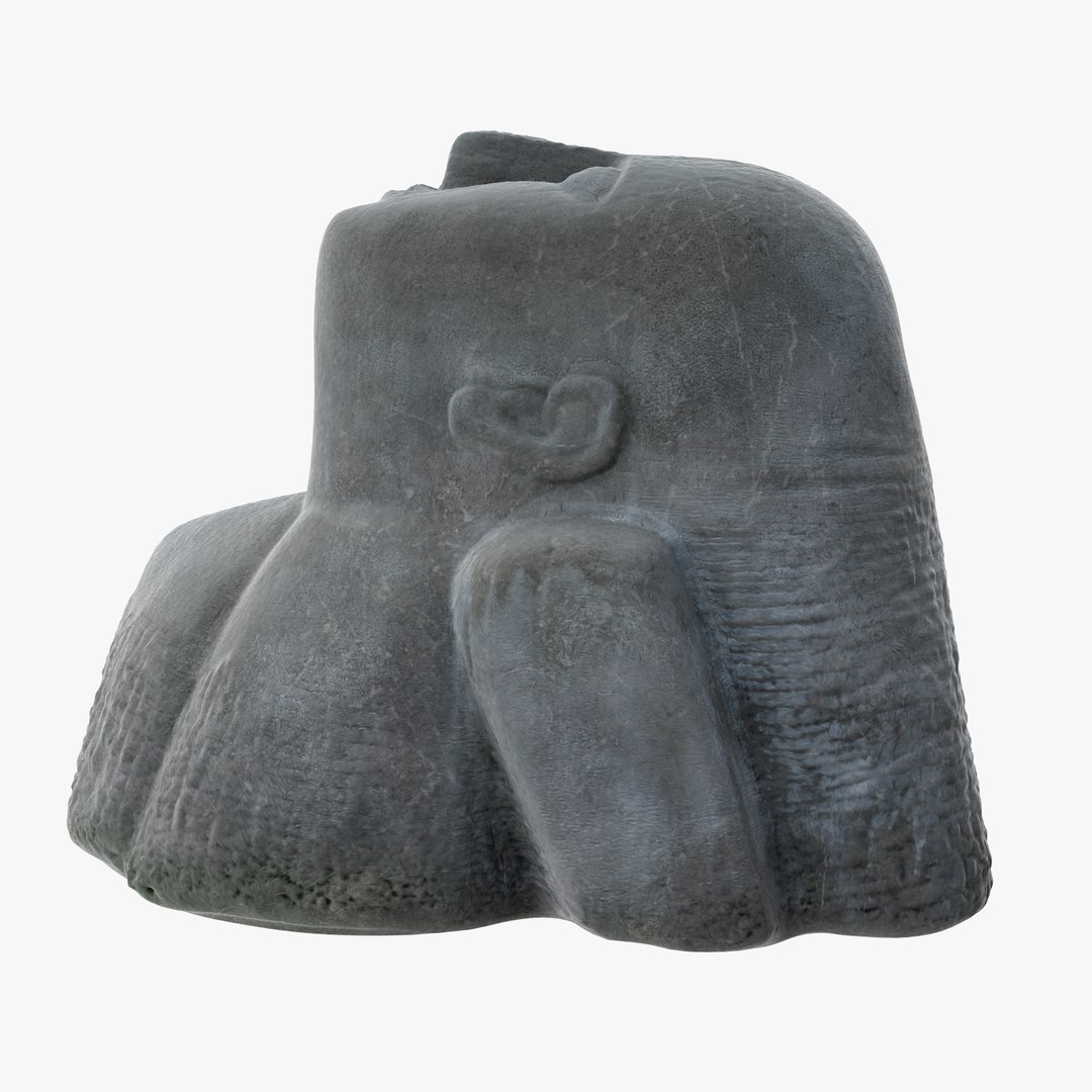 3D stone statue model - TurboSquid 1220459