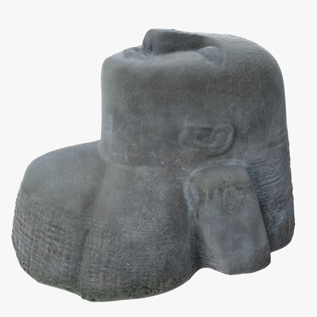 3D stone statue model - TurboSquid 1220459