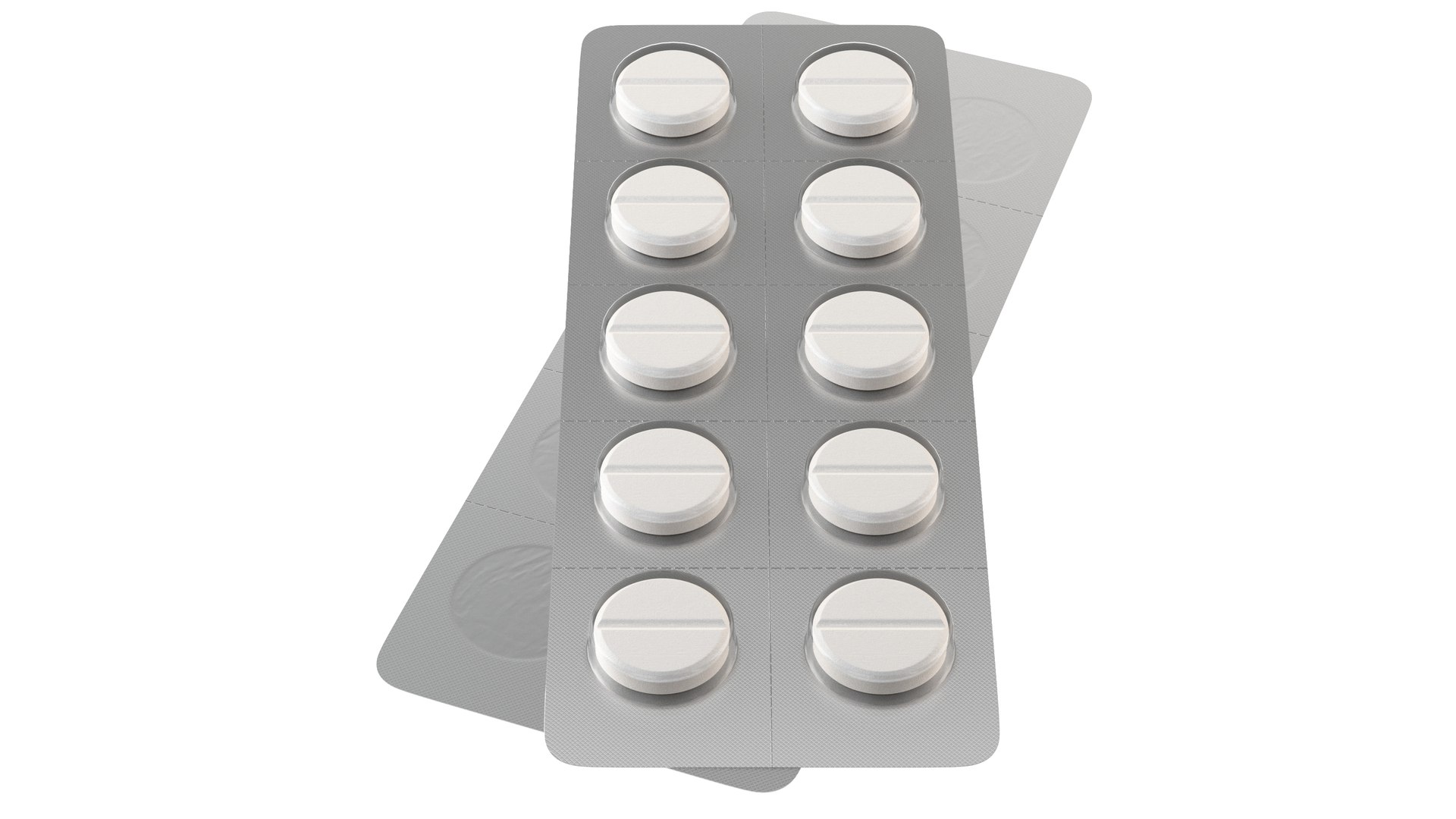 Pills Blister Pack Model - TurboSquid 2152600