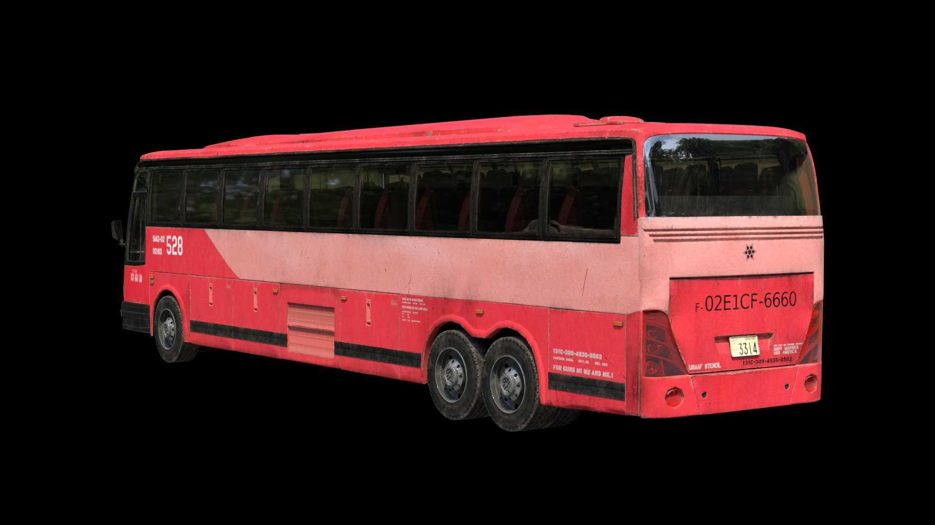 3D Red Bus Model 3D Model - TurboSquid 1781608