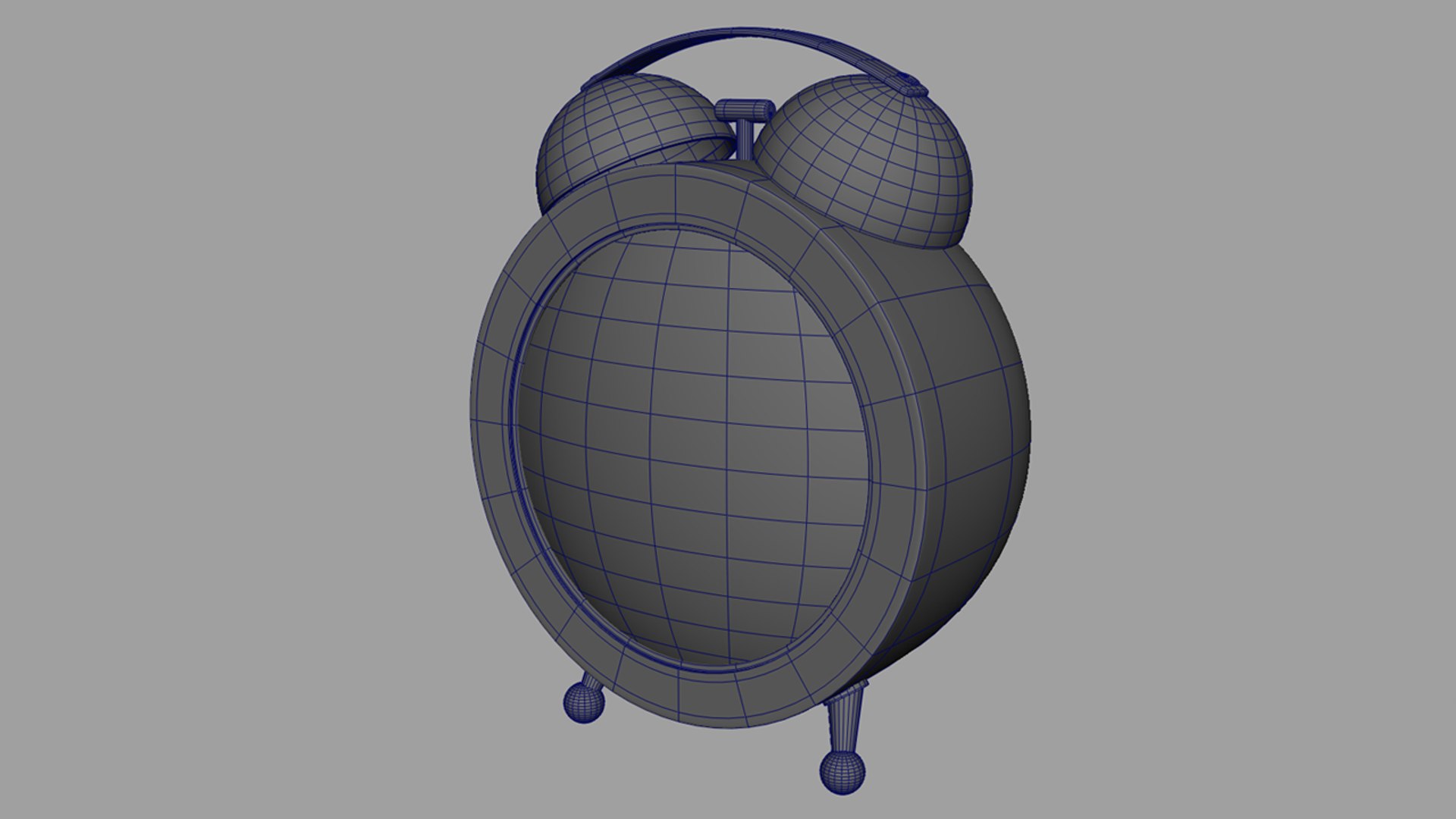 simple clock 3d model