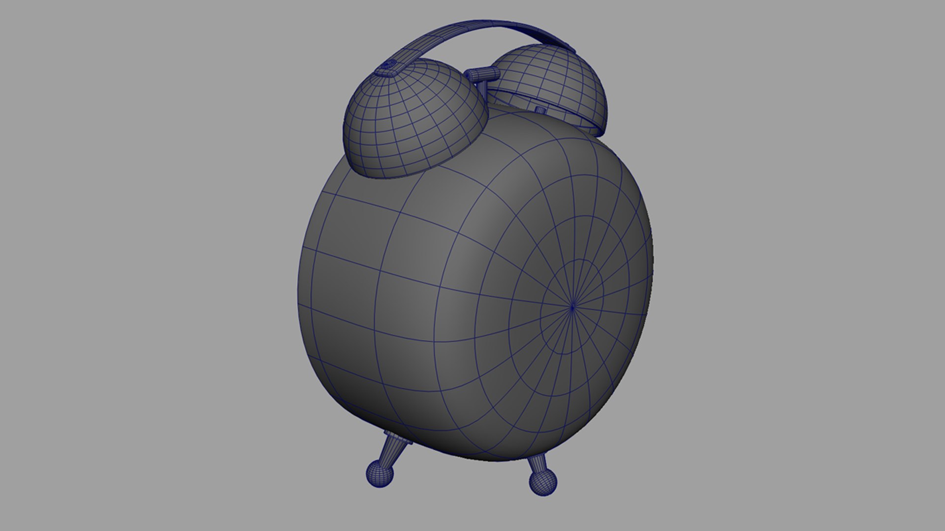 simple clock 3d model