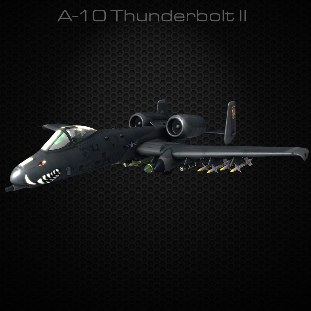 3d A-10 Thunderbolt
