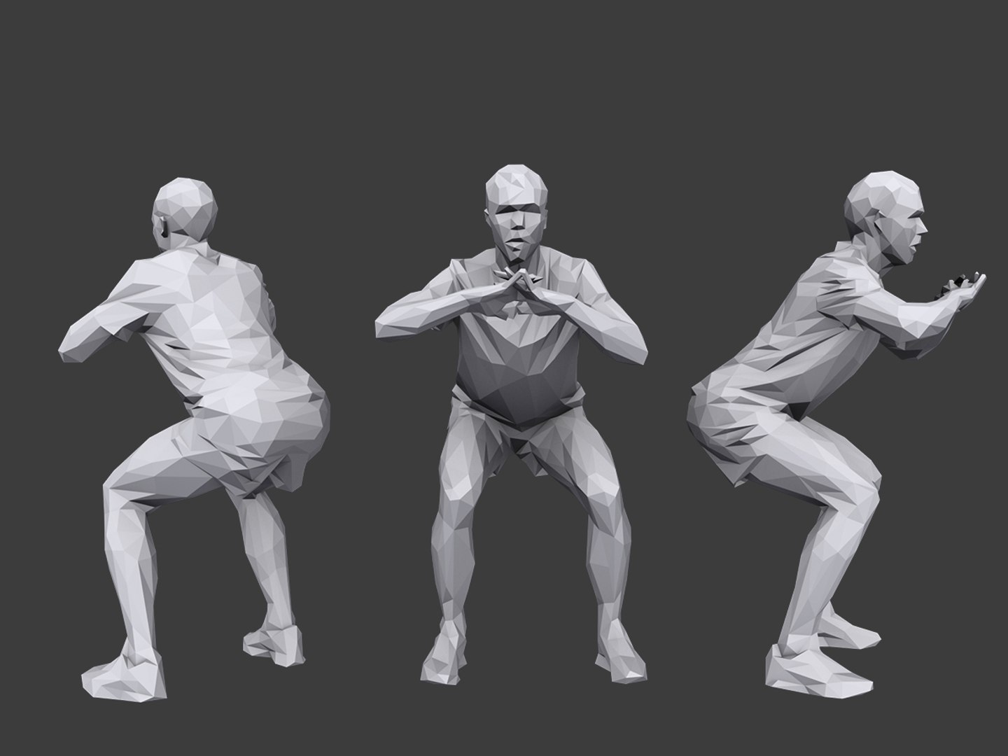 3D people fitness pack - TurboSquid 1239172