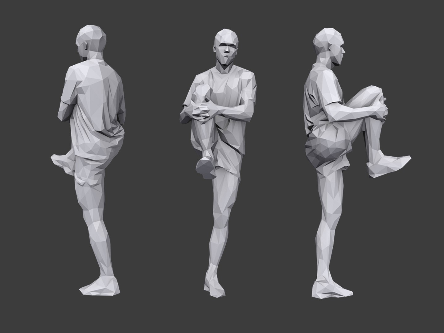 3D people fitness pack - TurboSquid 1239172