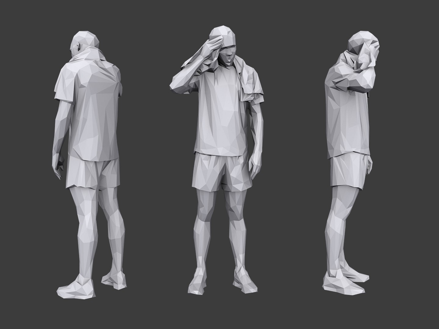 3D people fitness pack - TurboSquid 1239172