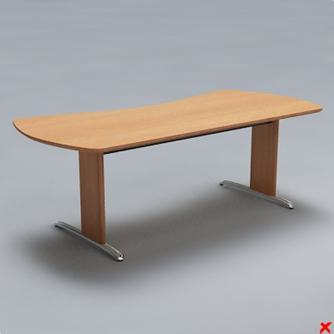 free office table 3d model
