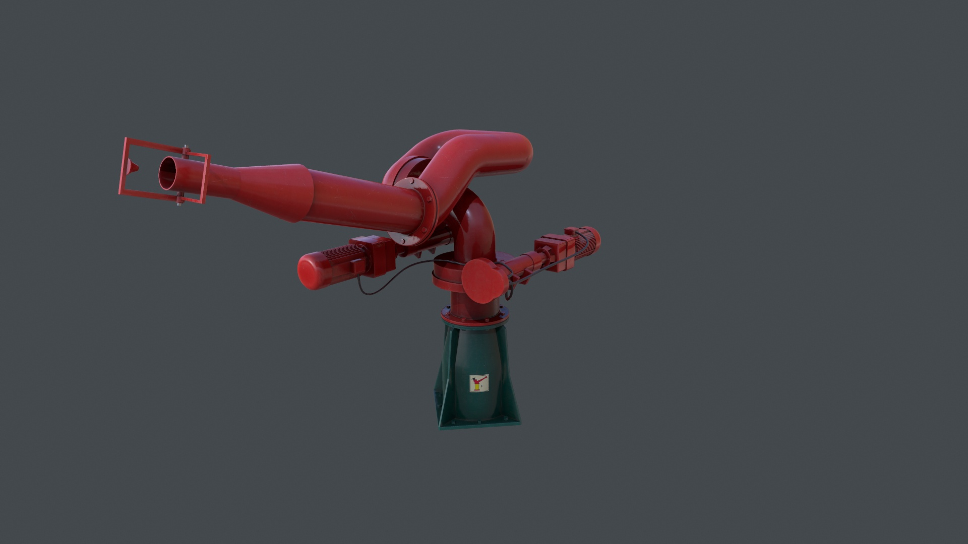 Marine Fire Fighting Water Cannon 3D - TurboSquid 2206244