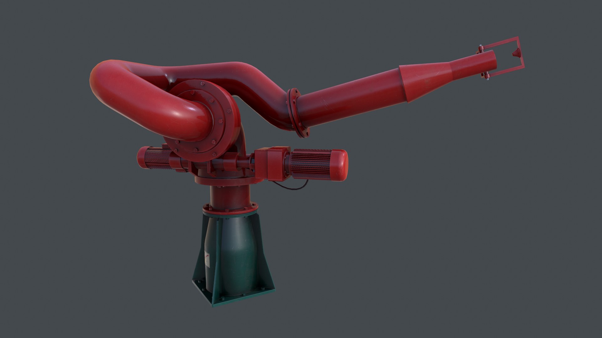 Marine Fire Fighting Water Cannon 3D - TurboSquid 2206244