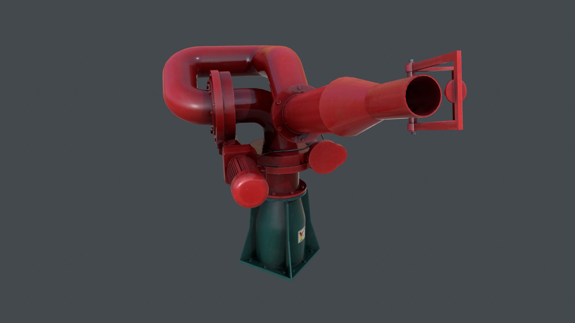 Marine Fire Fighting Water Cannon 3D - TurboSquid 2206244