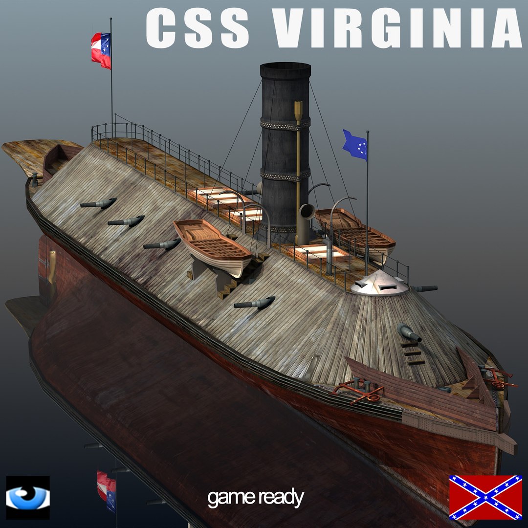 Css Virginia 3D Model - TurboSquid 1353981