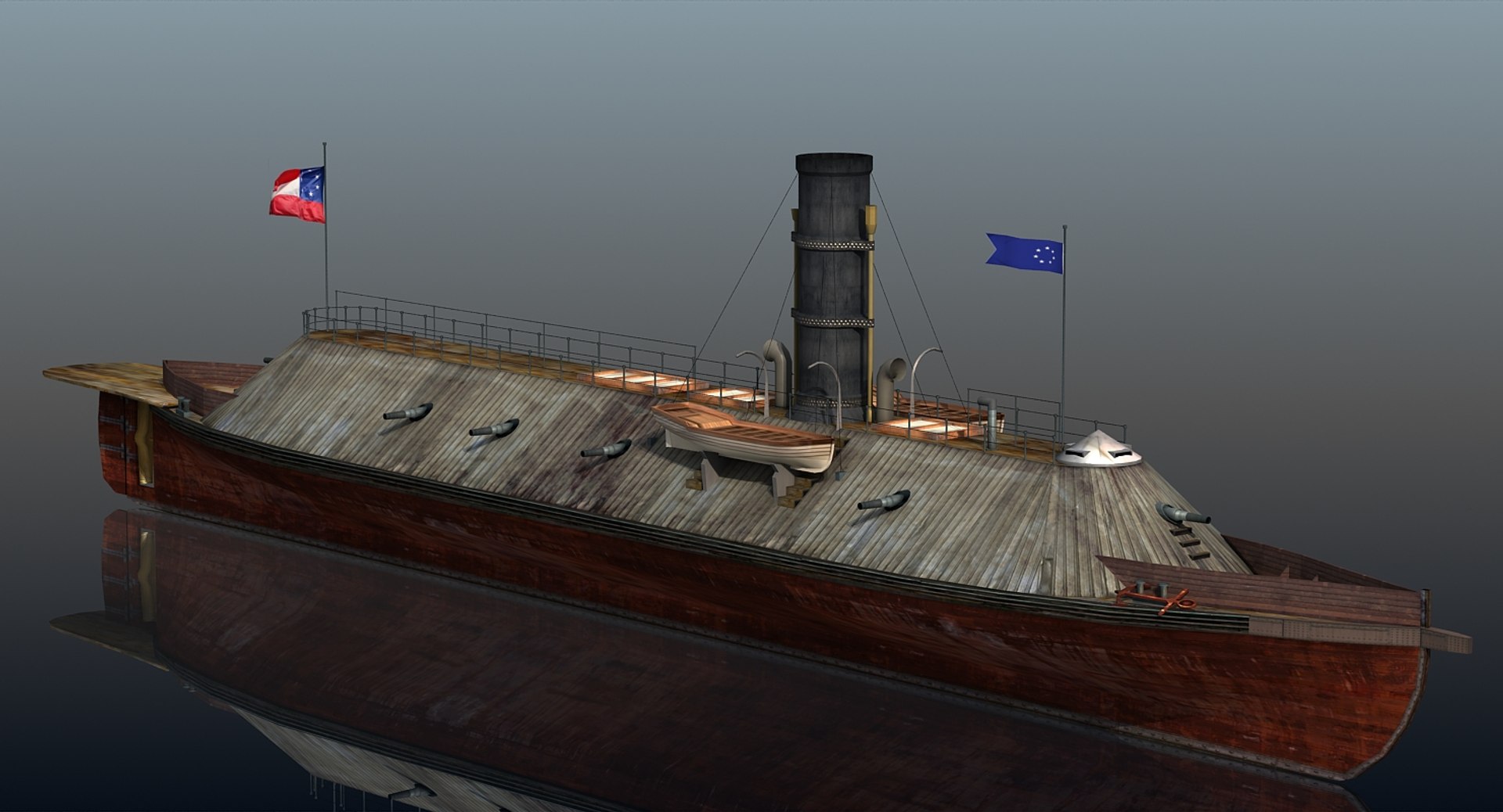 Css Virginia 3D Model - TurboSquid 1353981