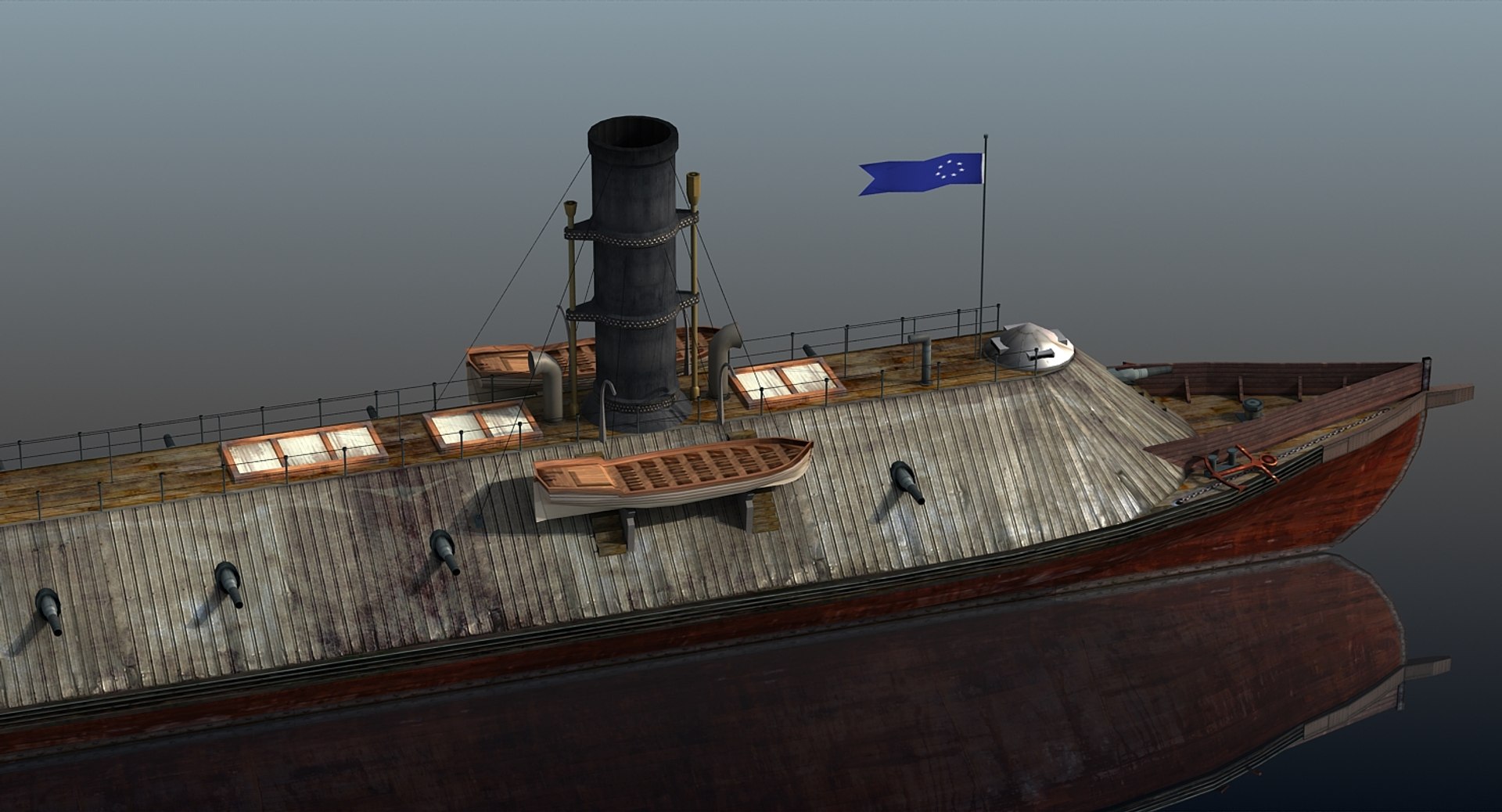 Css Virginia 3D Model - TurboSquid 1353981