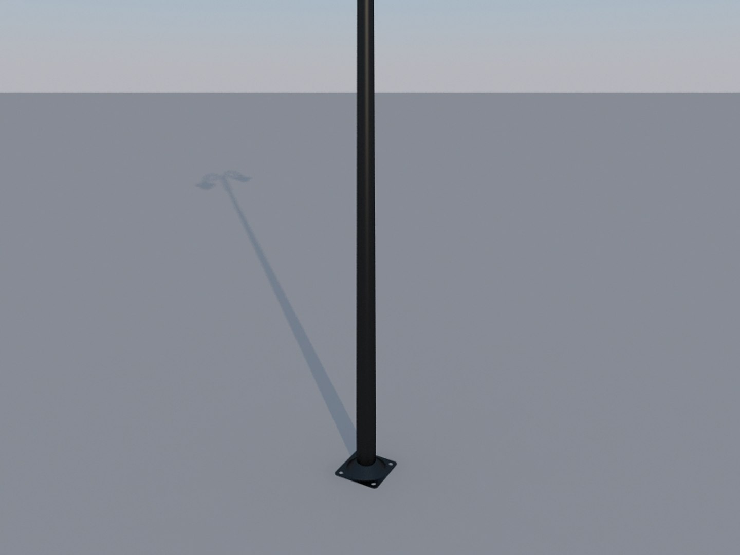 3d model of street light