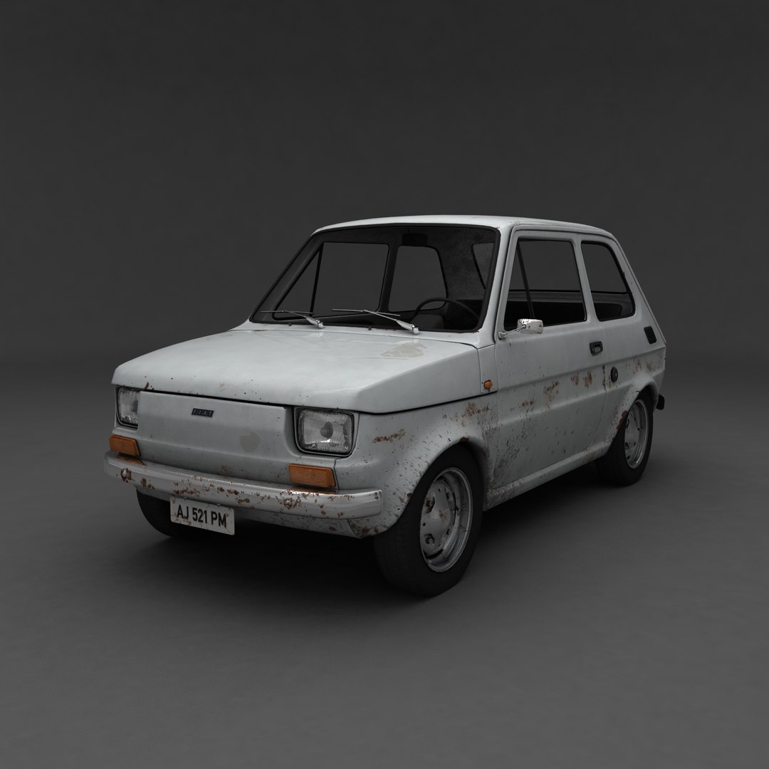 3d Fiat 126 Model
