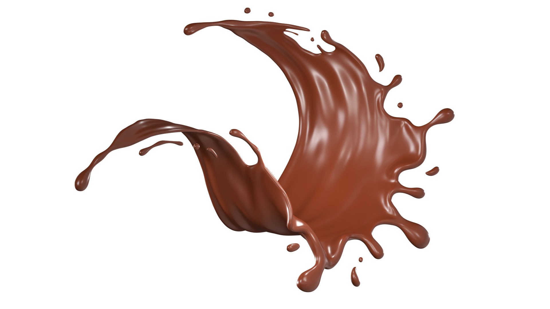 Chocolate Splash 05 3D Model - TurboSquid 2177892