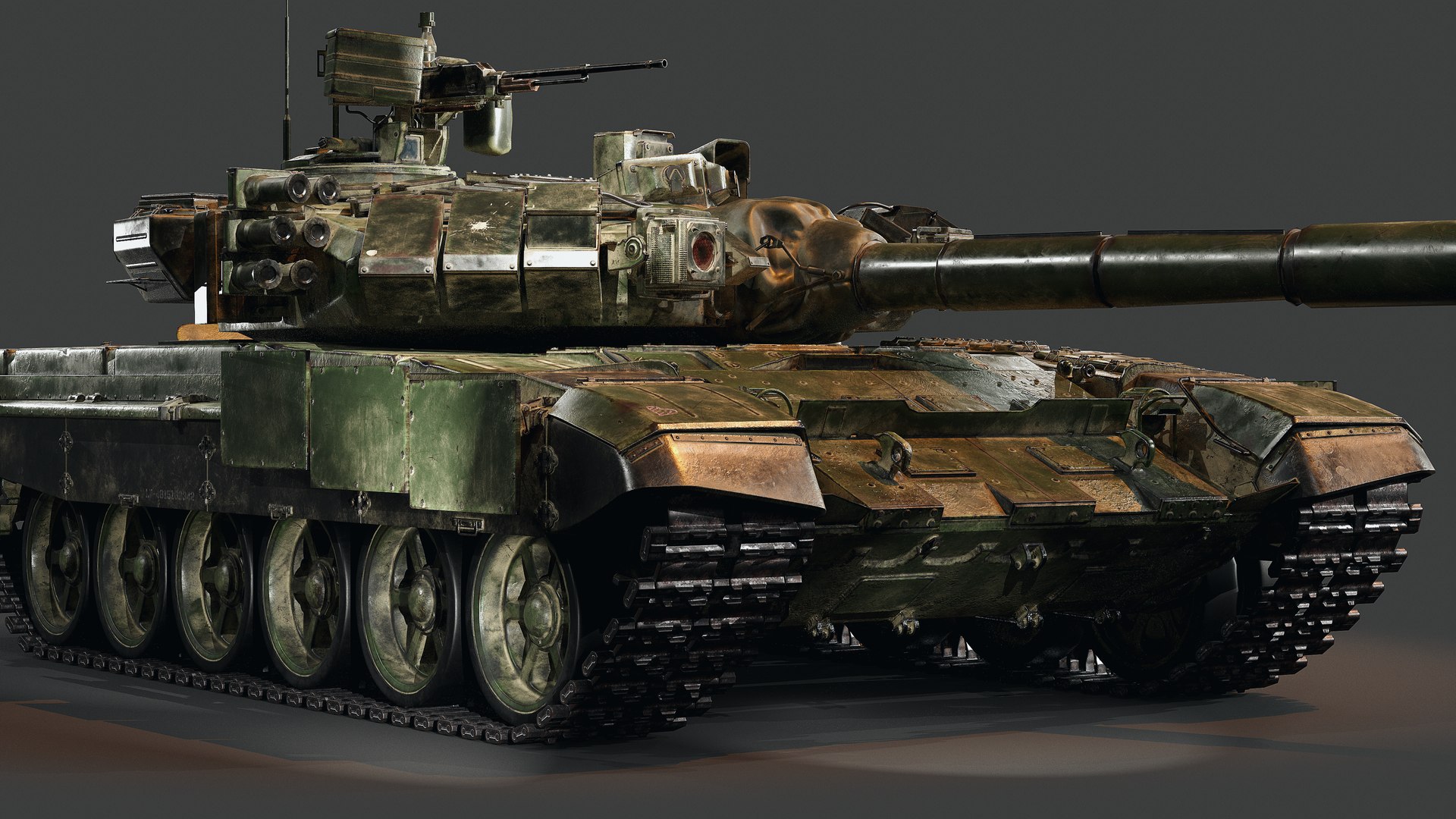 Military Tank T-90 3D Model - TurboSquid 1718327