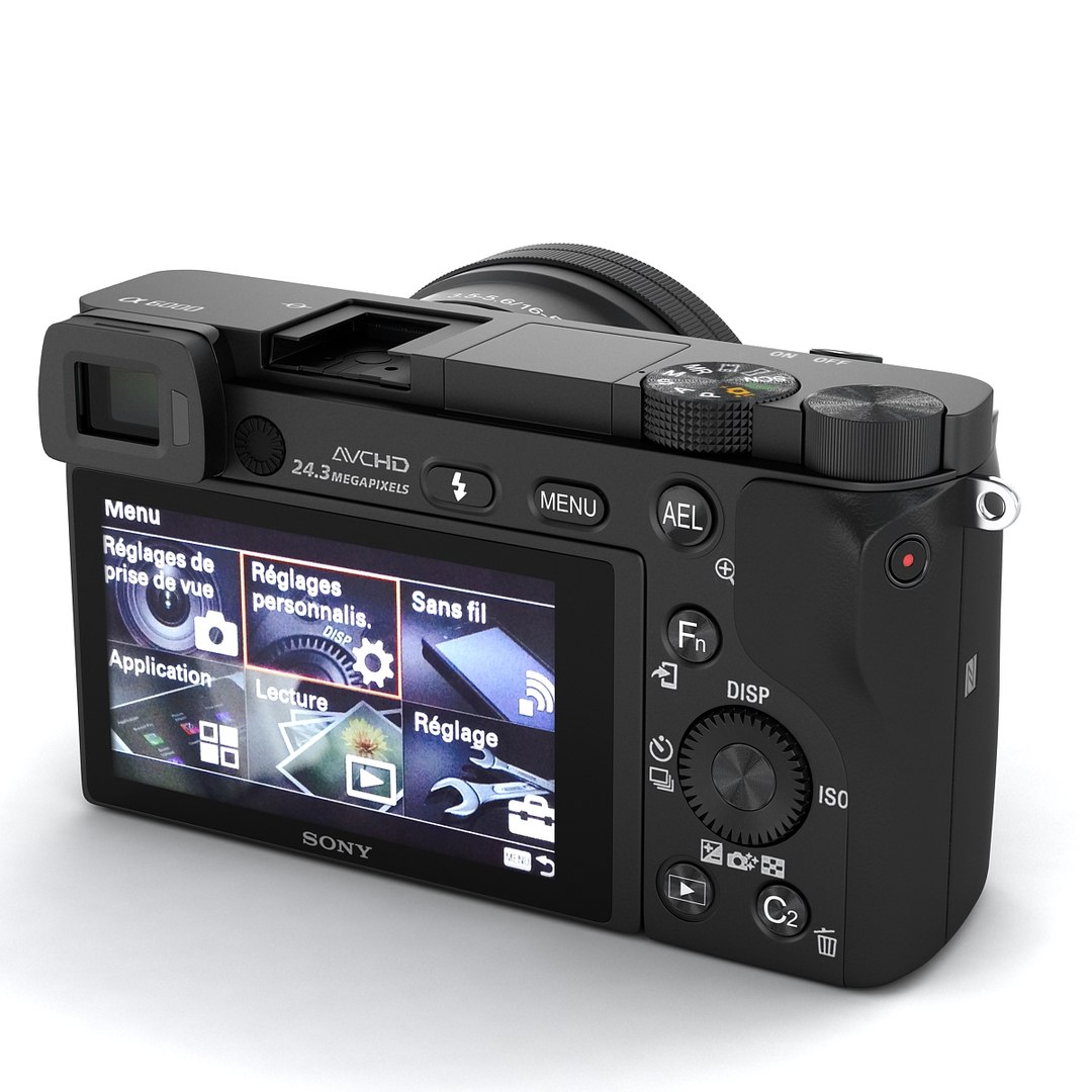 3dsmax Sony Alpha 6000