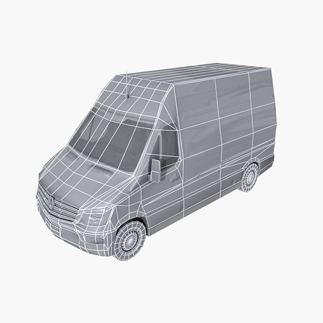 Photorealistic Mercedes Sprinter 2014 3d Max