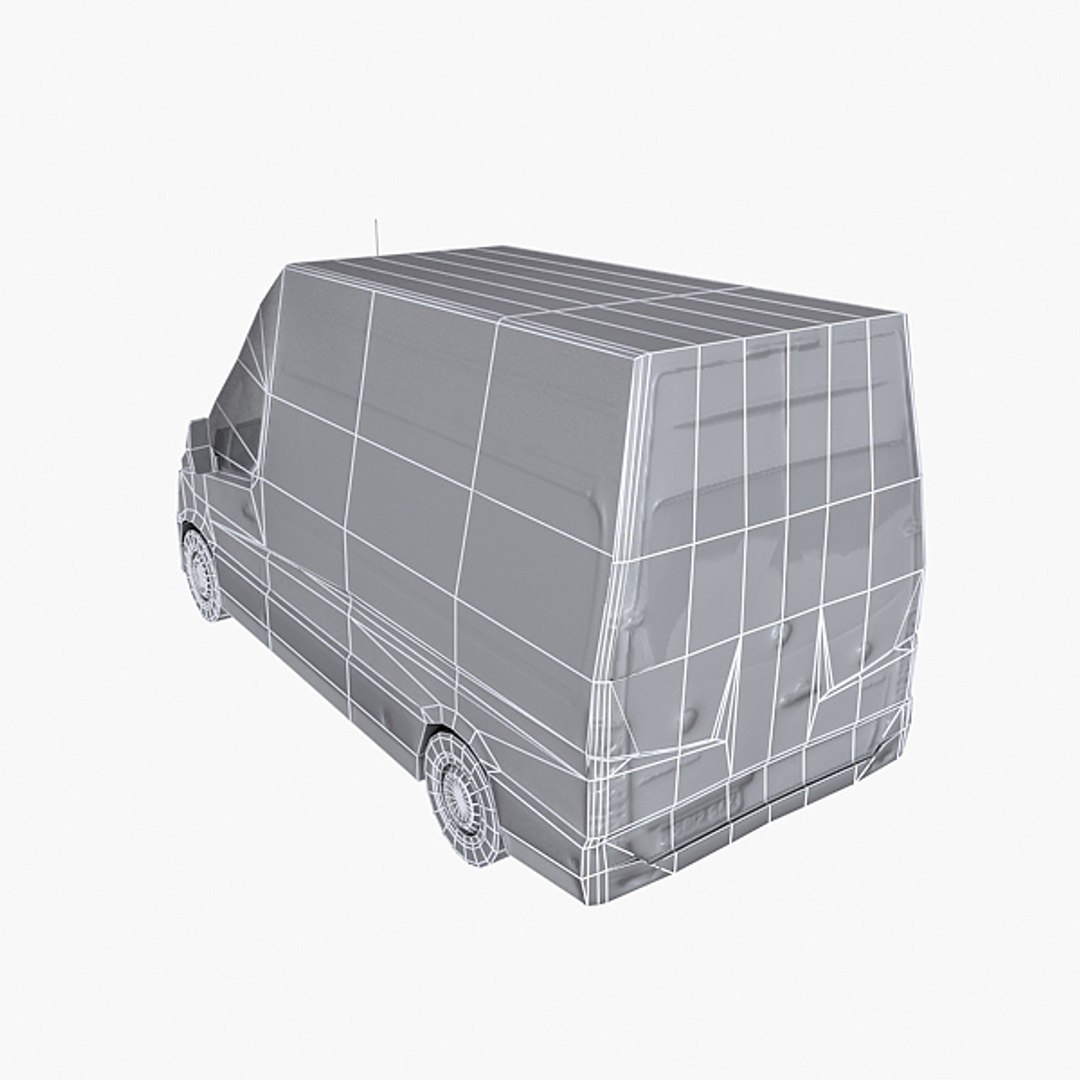 Photorealistic Mercedes Sprinter 2014 3d Max