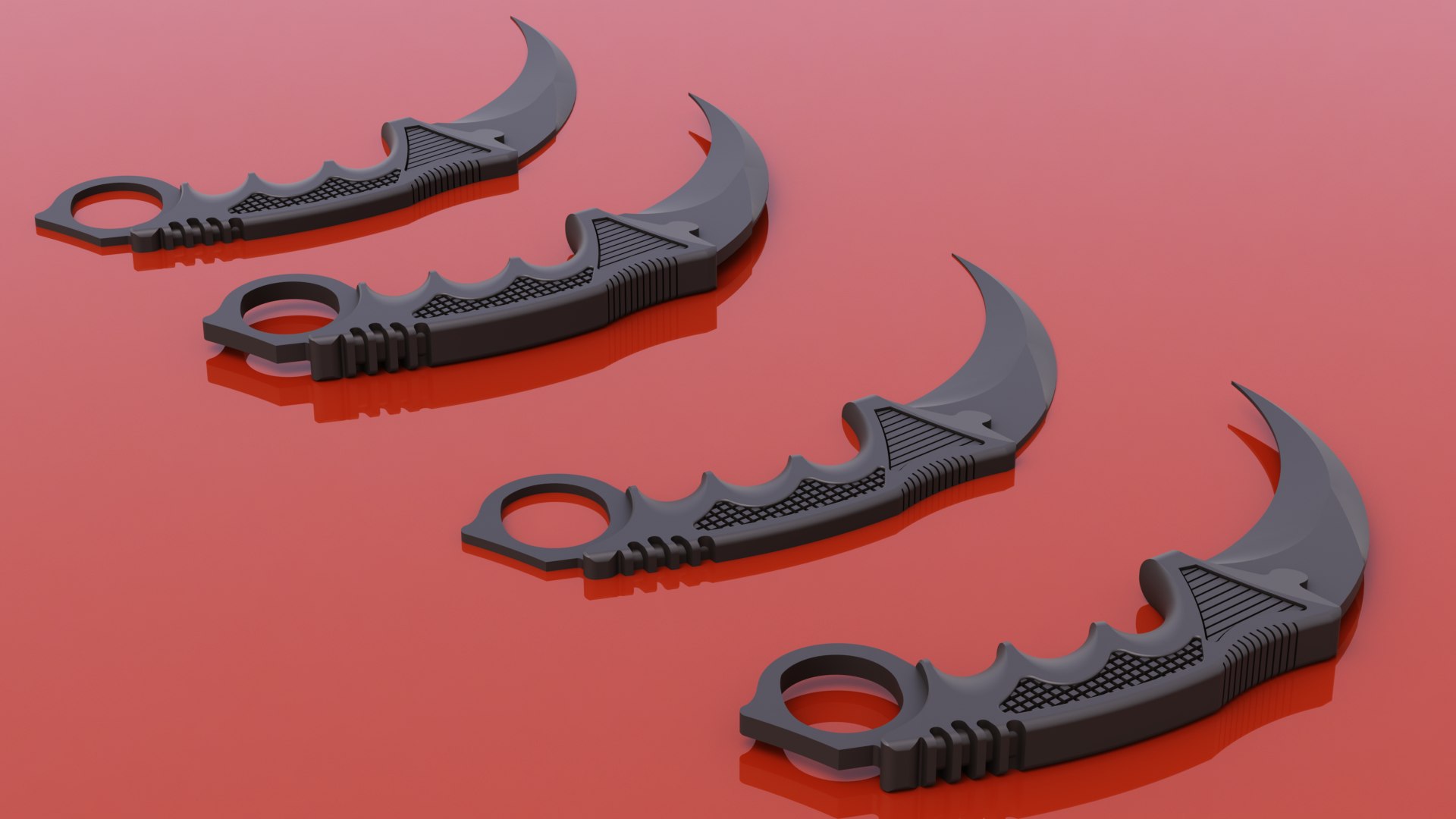 3D karambit model - TurboSquid 1274731