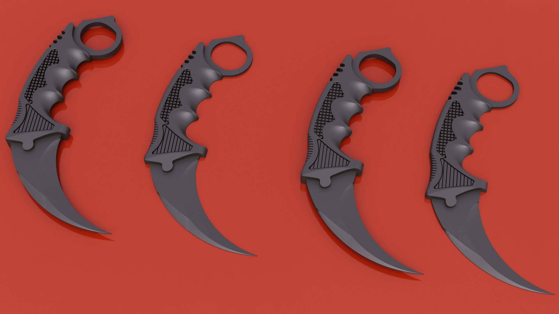 3D karambit model - TurboSquid 1274731