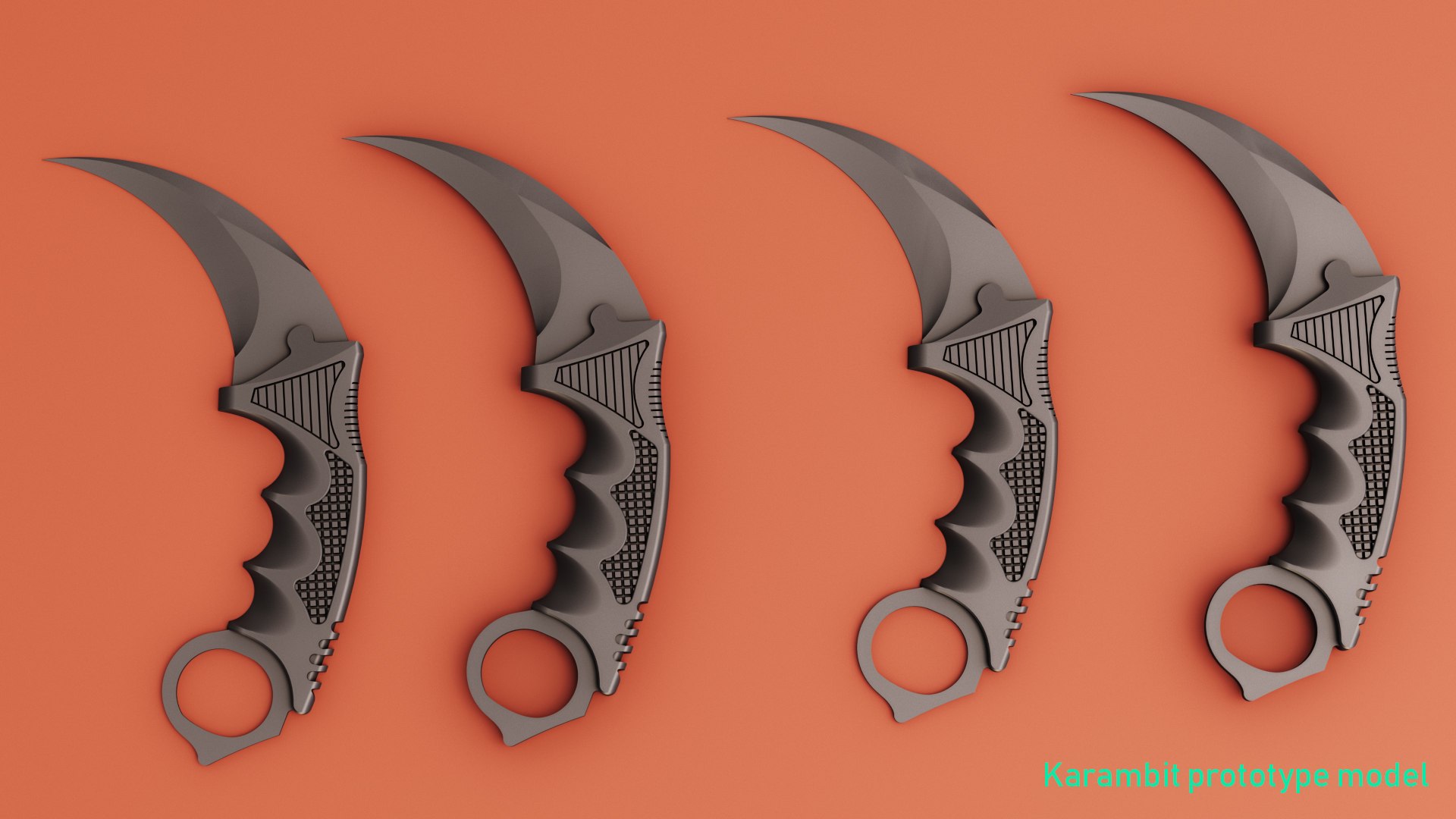 3D karambit model - TurboSquid 1274731