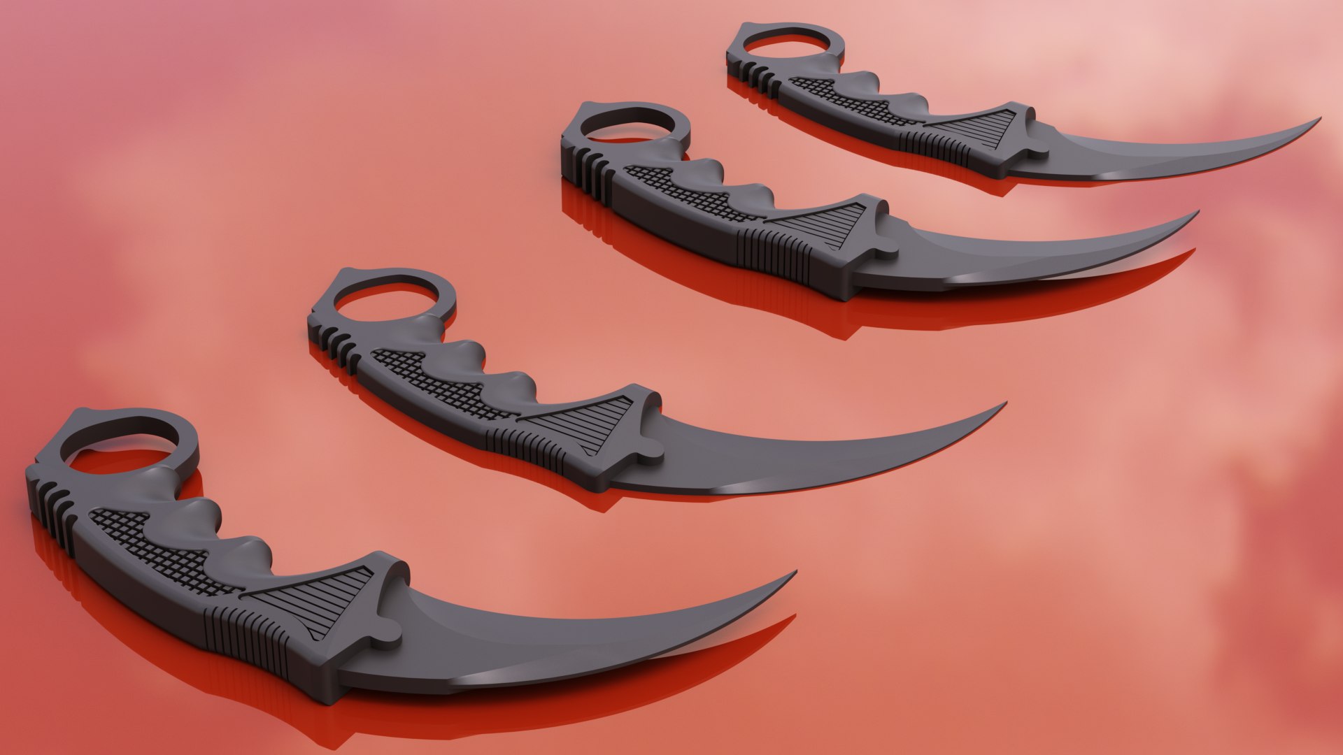 3D karambit model - TurboSquid 1274731