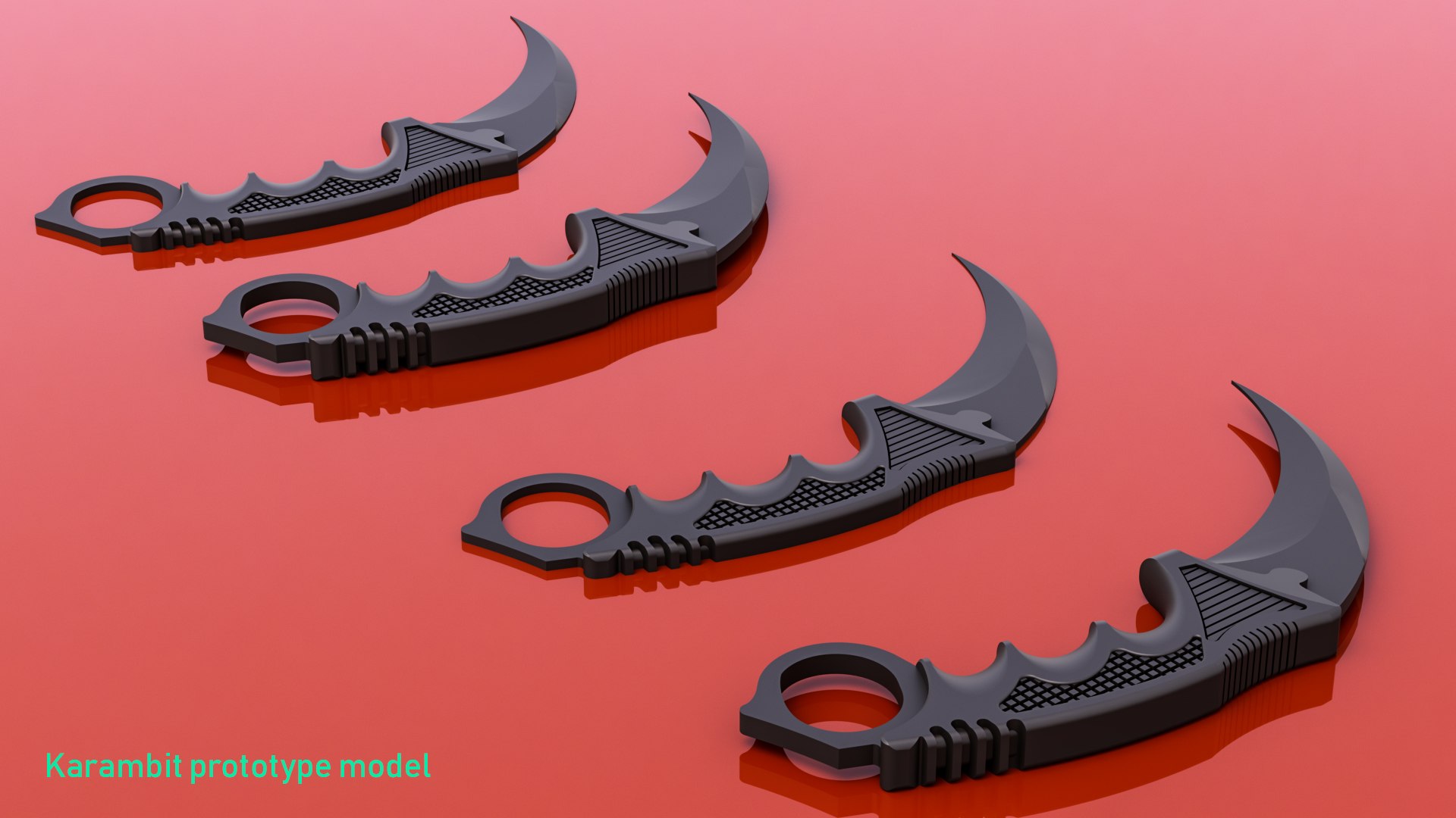 3D karambit model - TurboSquid 1274731