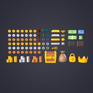 3ds Sack Money Modelled