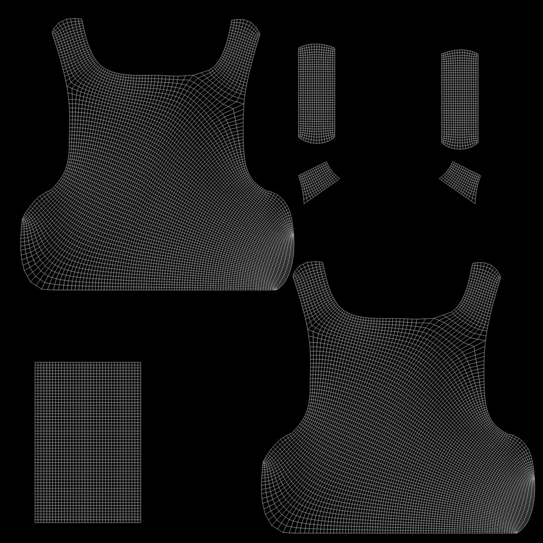 Military Vest model - TurboSquid 1779001
