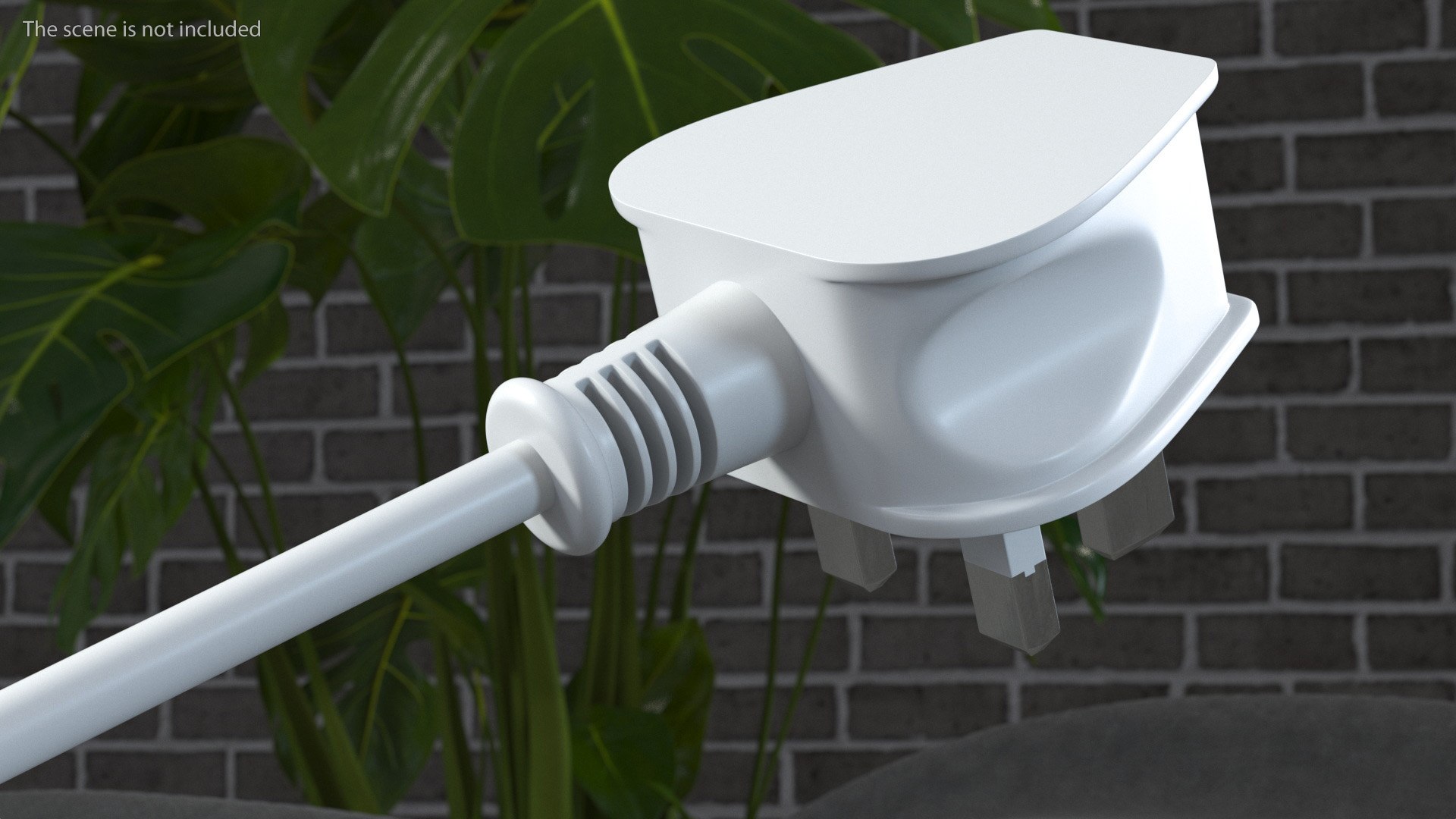 Type G Electric Plug White Rigged For Cinema 4D 3D - TurboSquid 2051763