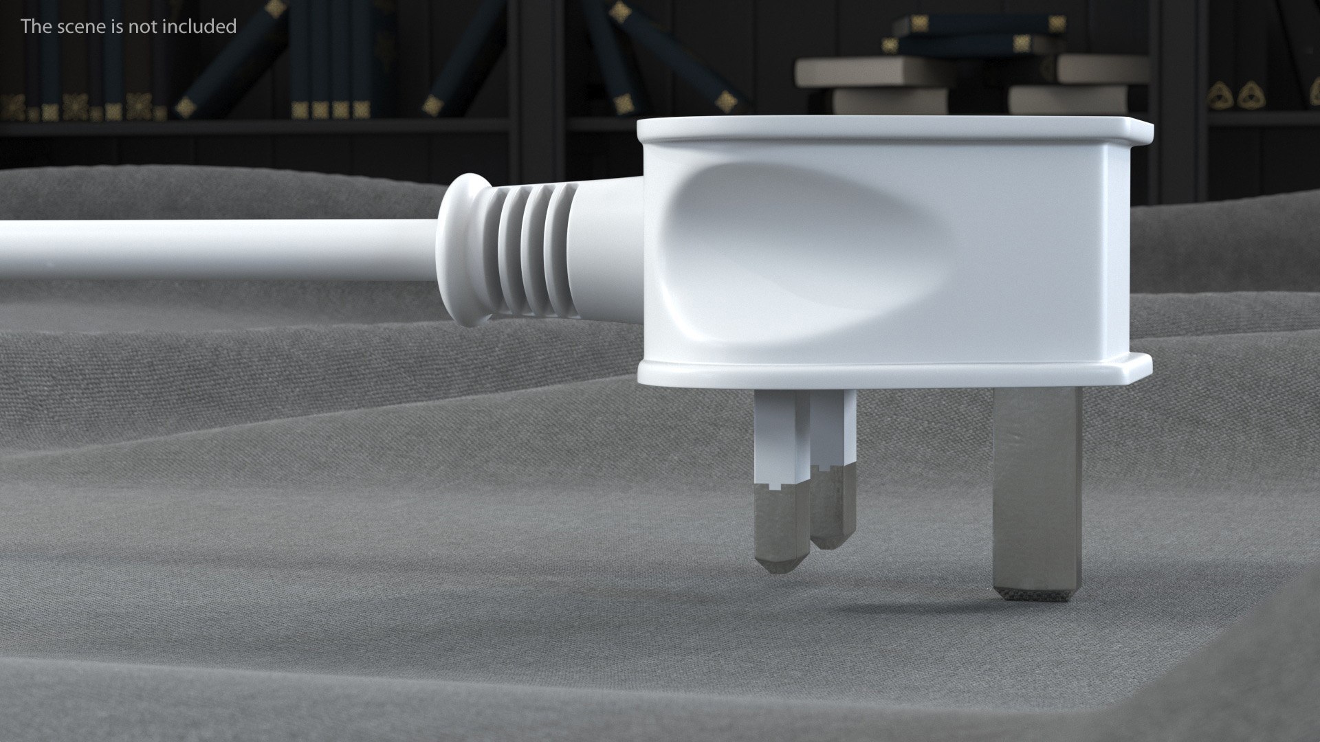 Type G Electric Plug White Rigged For Cinema 4D 3D - TurboSquid 2051763