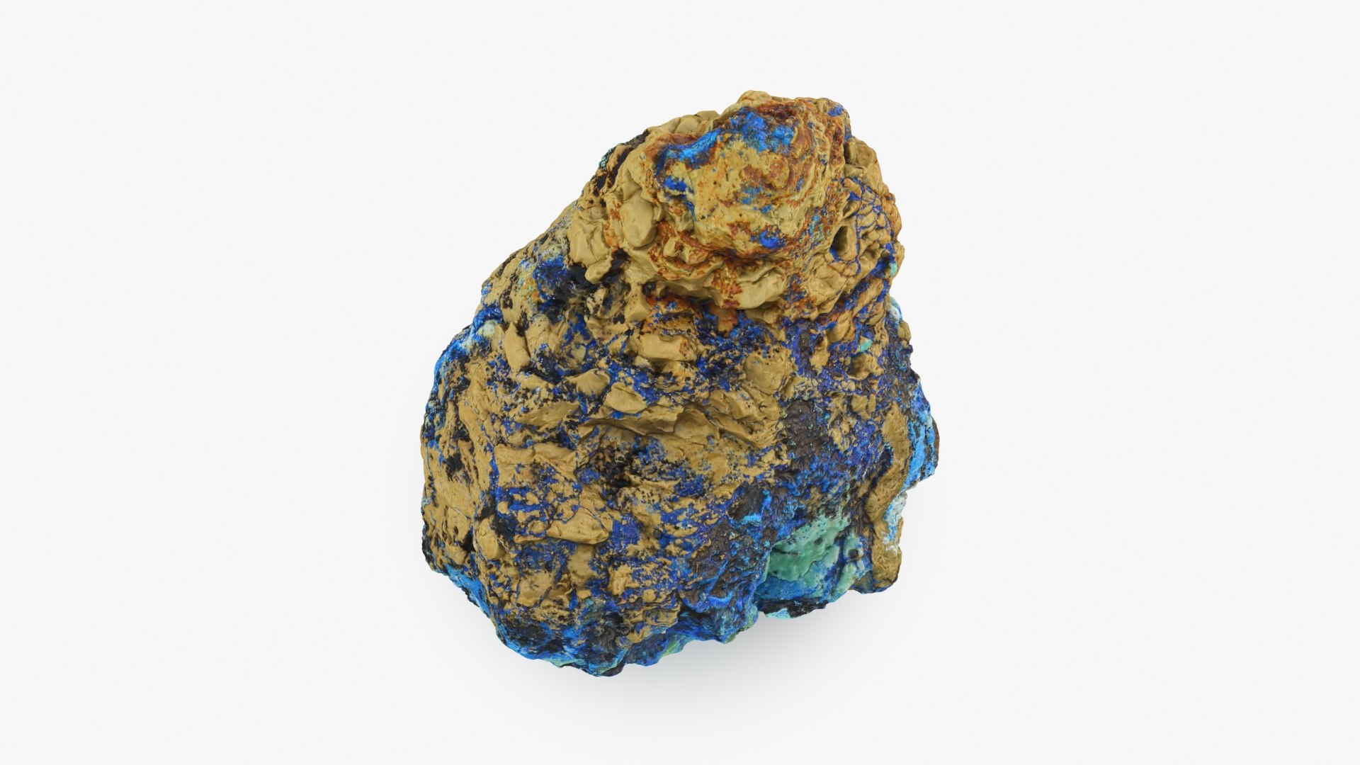 Azurite Crystal 04 Model - TurboSquid 2305555