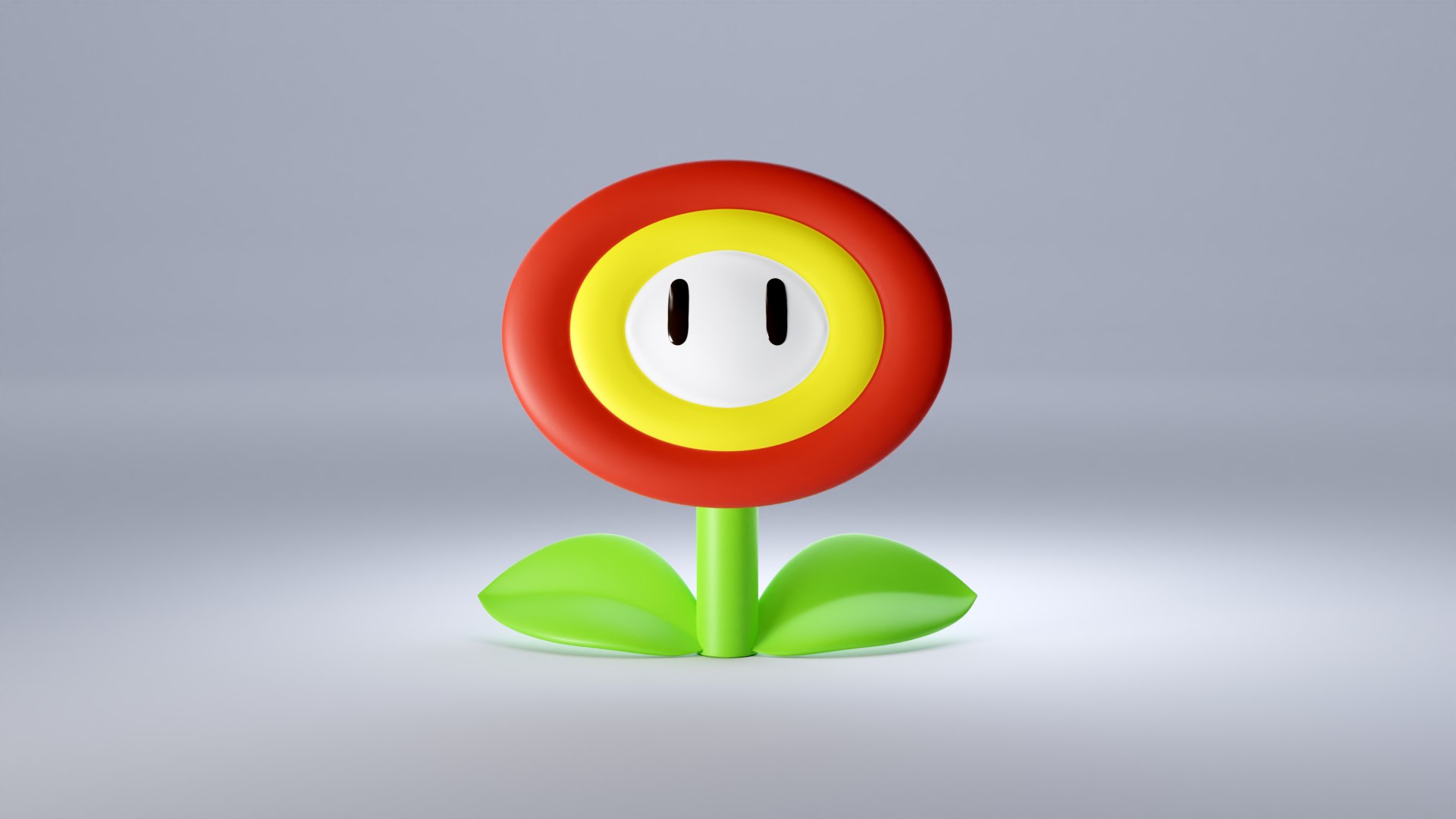 3D Fire Flower - Super Mario Model - TurboSquid 2028623