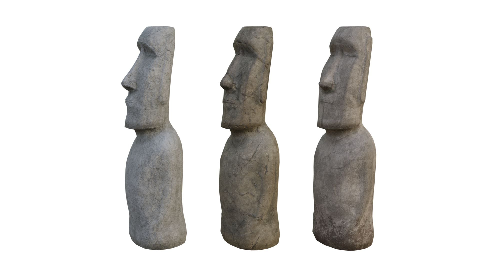 3D Moai Statue Model - TurboSquid 1848696