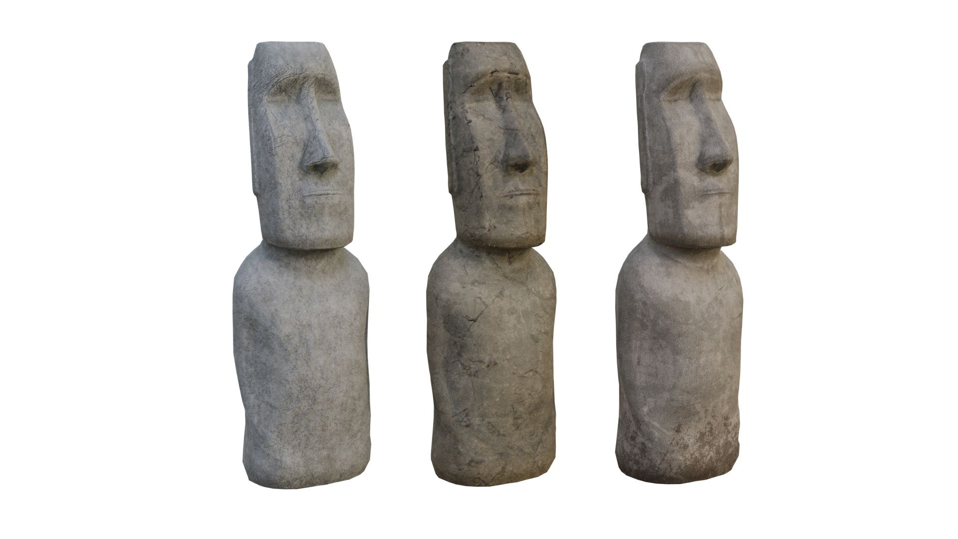 3D Moai Statue Model - TurboSquid 1848696