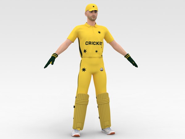 Cricket Player 3D Models for Download | TurboSquid