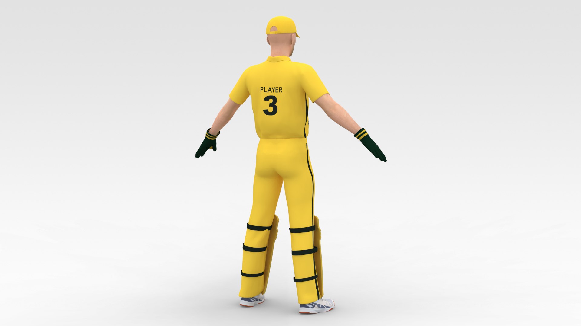 Cricket Wicket Keeper V4 Model - TurboSquid 1831581