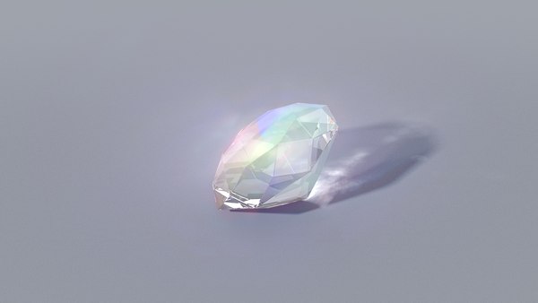 3d model diamond