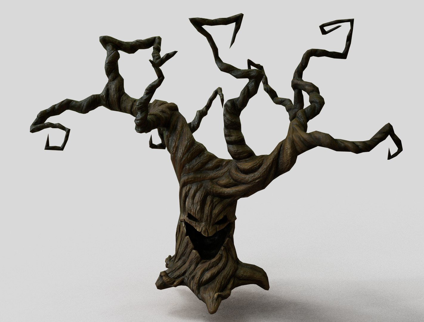 Creepy tree wood 3D model - TurboSquid 1296615