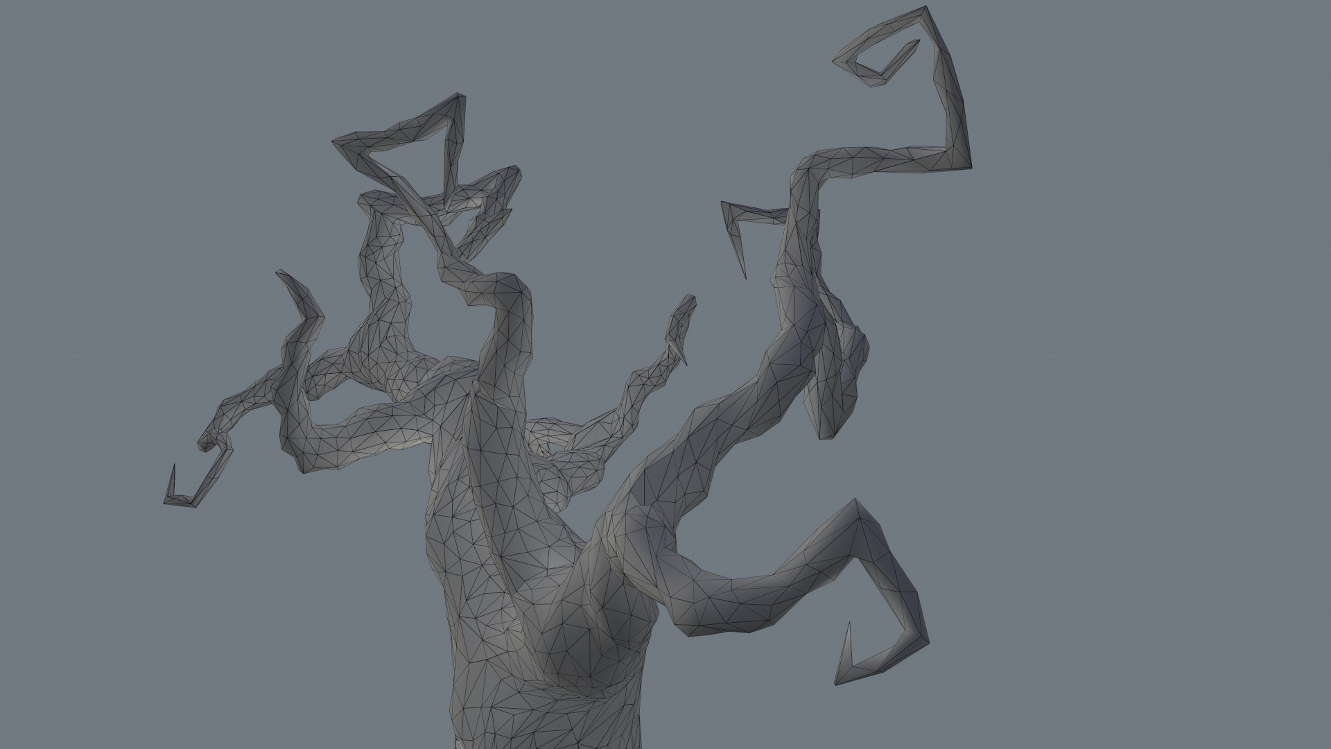 Creepy tree wood 3D model - TurboSquid 1296615
