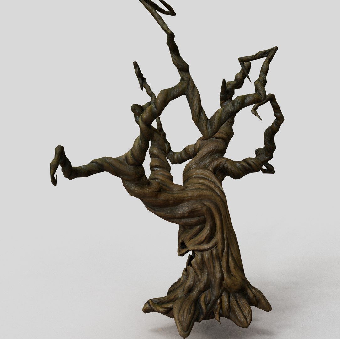 Creepy tree wood 3D model - TurboSquid 1296615