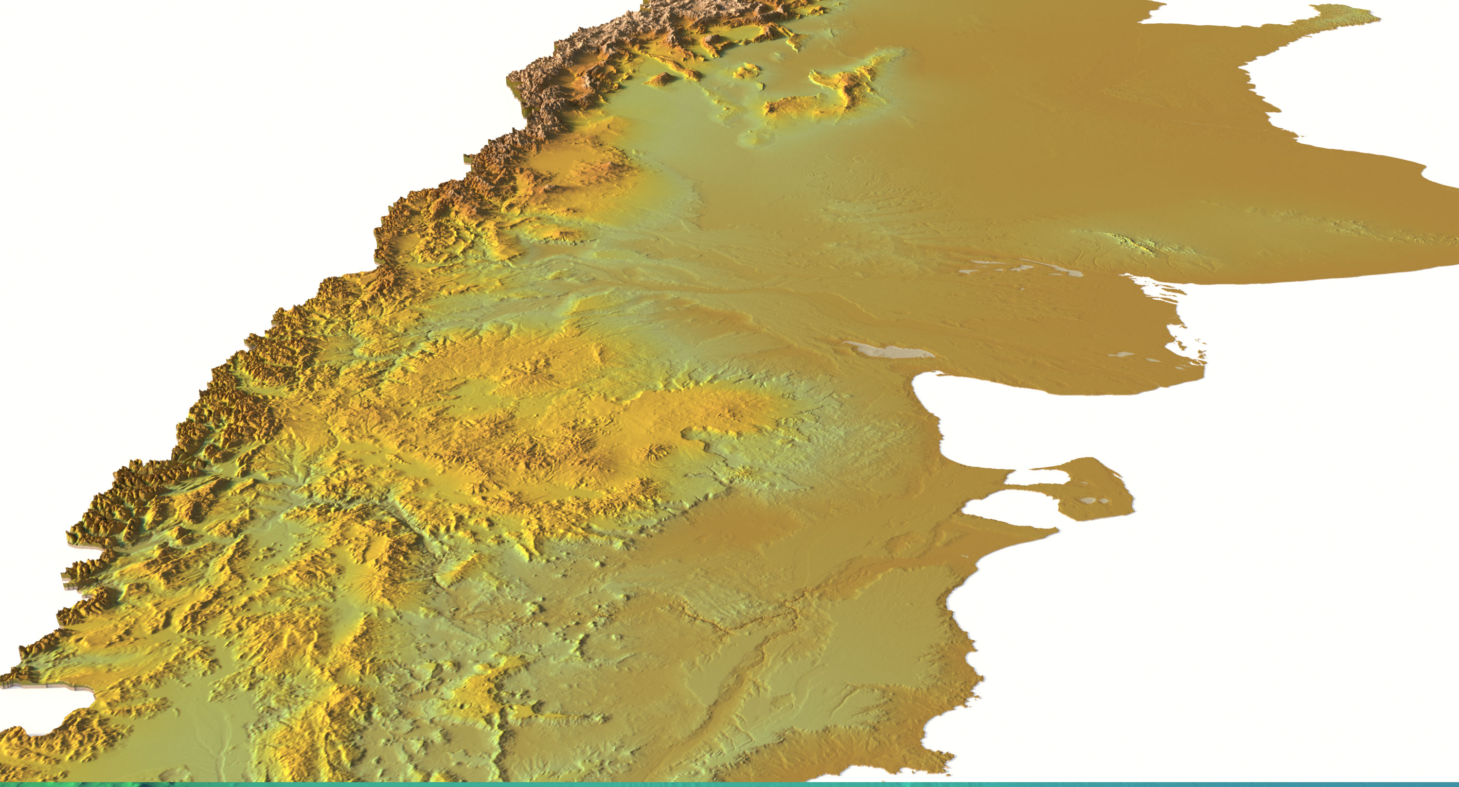 modèle 3D de Carte du relief de l'Argentine modèle 3D - TurboSquid 1788717