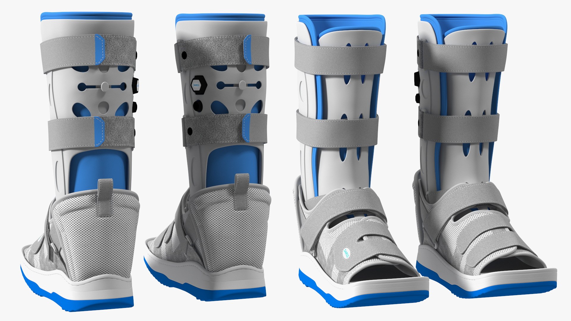 Feet Orthotics Darco with Off-Loading Shoes model - TurboSquid 2031811