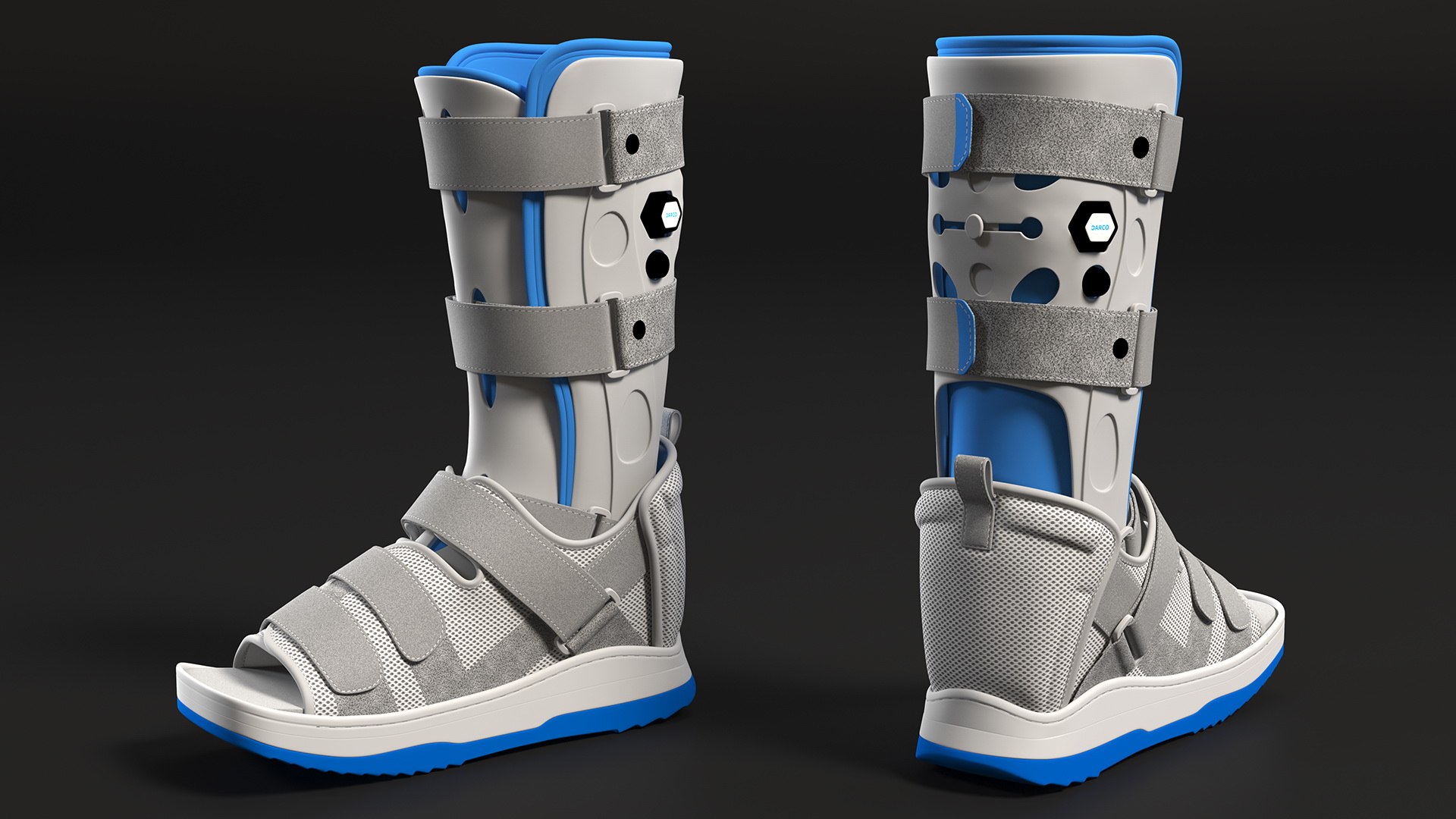 Feet Orthotics Darco with Off-Loading Shoes model - TurboSquid 2031811