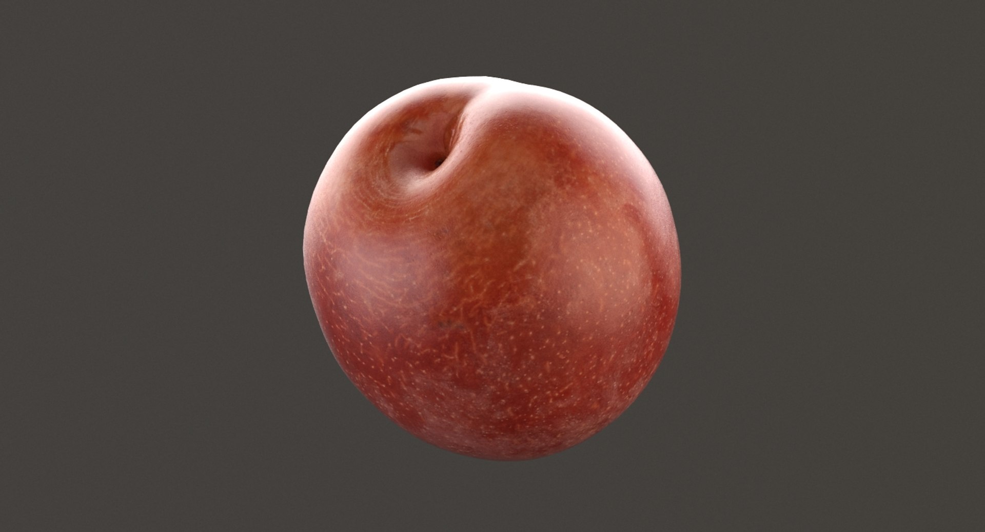 3D Realistic Plum - TurboSquid 1274820