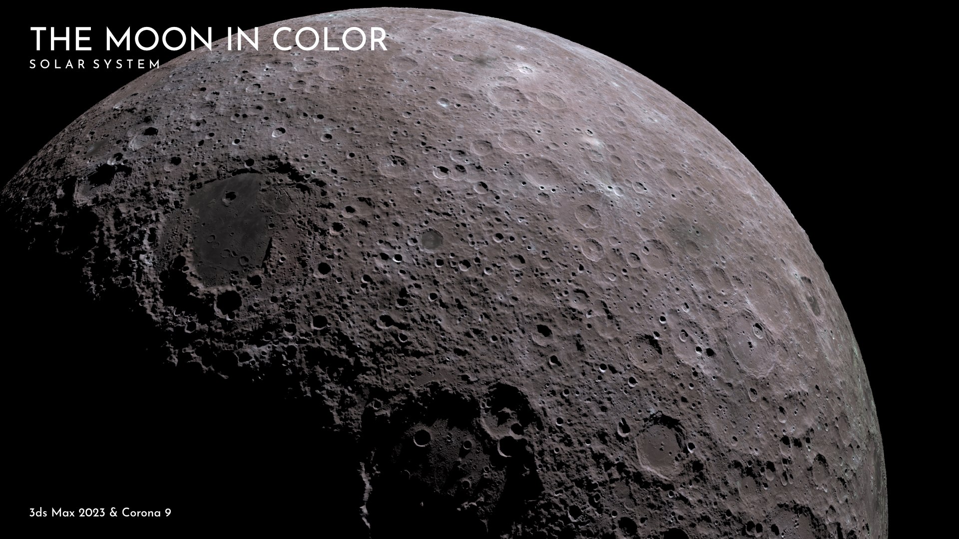 The Moon In Color 3D model - TurboSquid 2073460