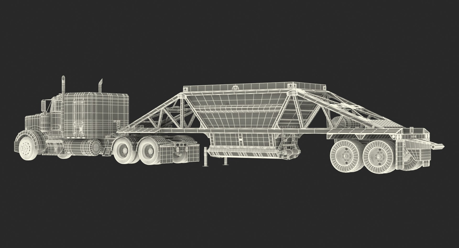 3D Truck Dump Trailer - TurboSquid 1365111
