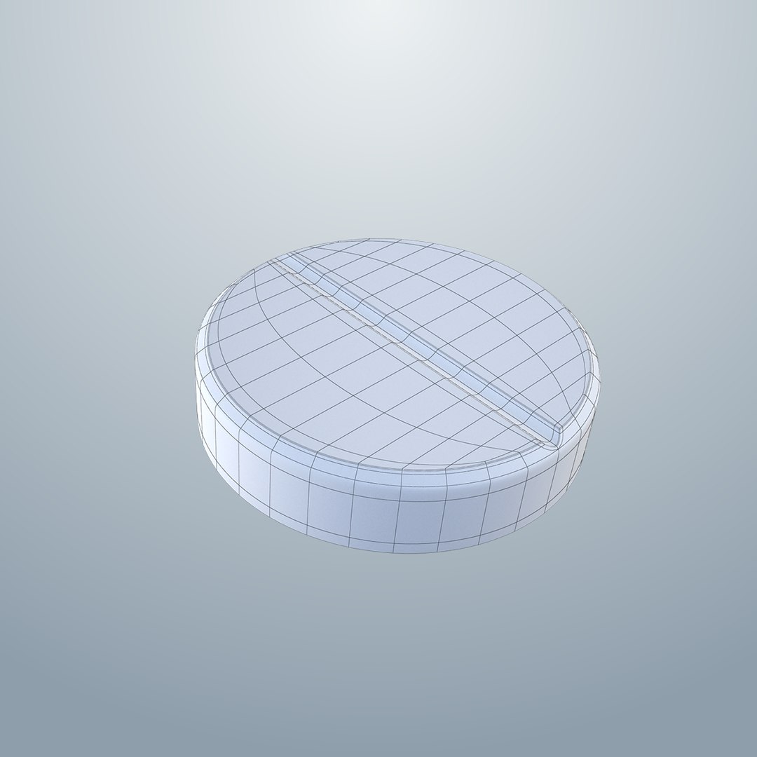Medication pills package 3D model - TurboSquid 1151225